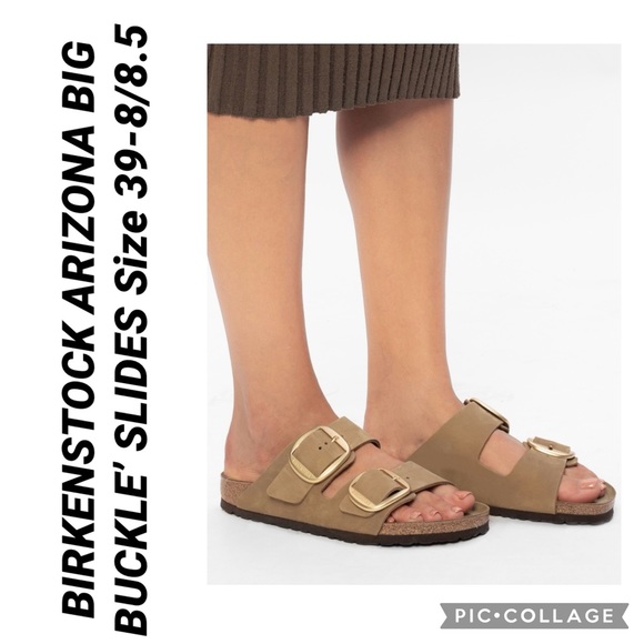 Birkenstock | Shoes | Birkenstock Arizona Big Buckle Slides Size 39885 | Poshmark